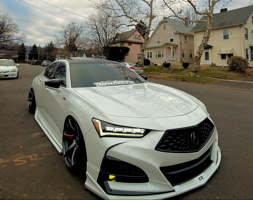 2021-2025 SWA 2th Gen Acura TLX 3 PCS Paint Matched Front lip BY SWA D ...