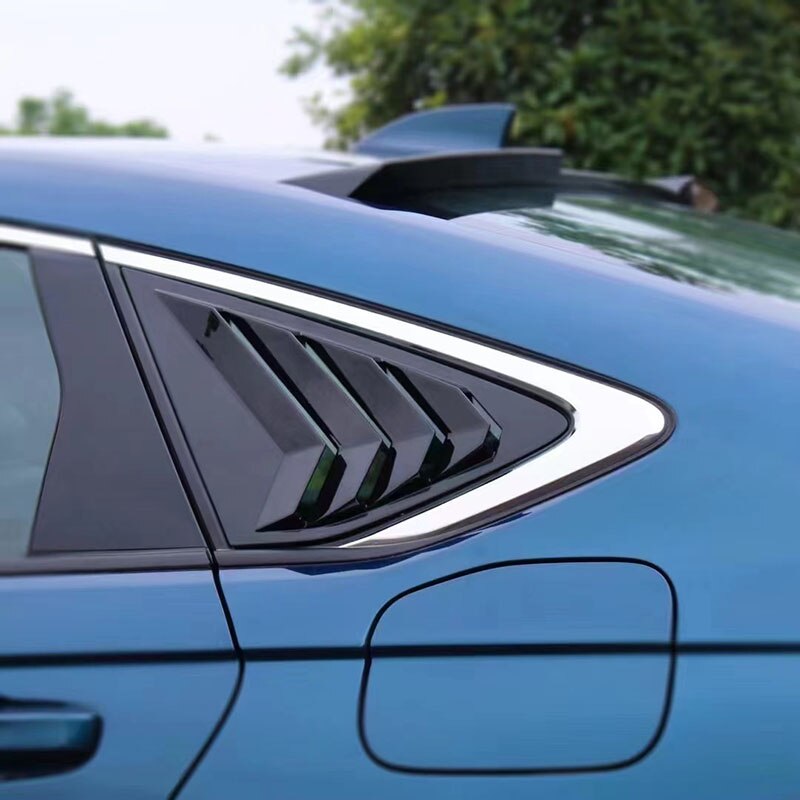 Neopaftu Rear Side Window Louvers Racing Style Compatible With Honda